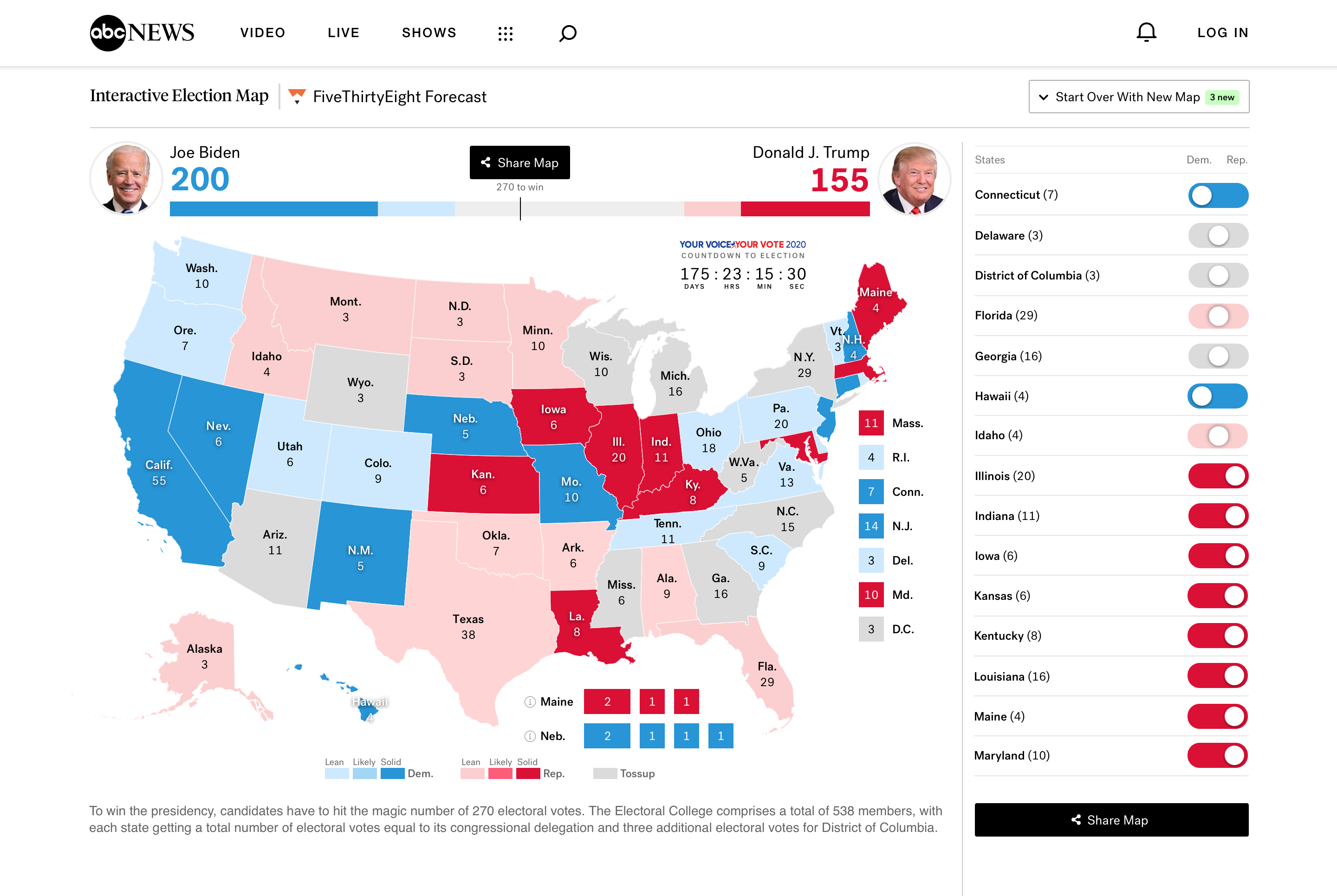 Interactive Election Map & More – Jeff Chan